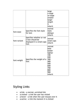 CSS Cheatsheet | PDF