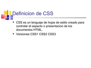 Hojas de Estilo | PPT