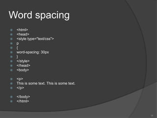 Css, CaseCading Style Sheet | PPTX | Web Design and HTML | Internet