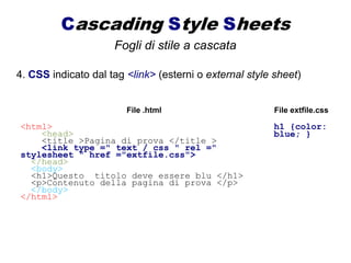 Css - Appunti | PPT | Web Design and HTML | Internet