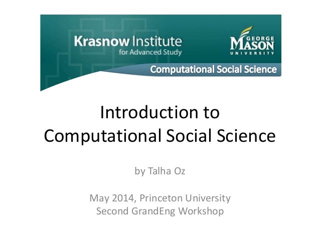 Introduction to Computational Social Science Introduction to Computational Social Science
