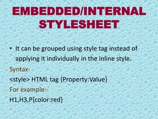 CSS(Cascading Stylesheet) | PPT