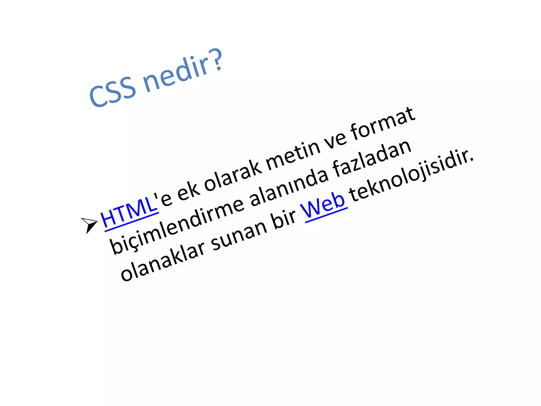 Css nedir? | PPT