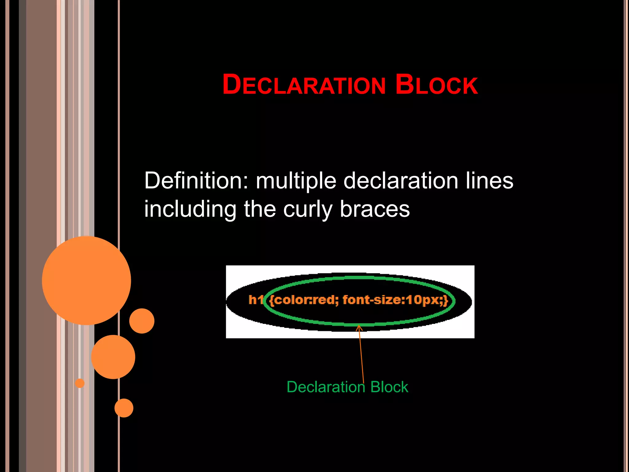 introduction to CSS | PPTX