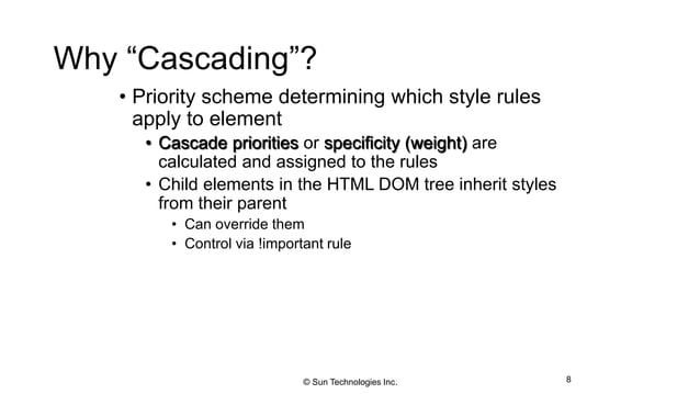 Cascading Style Sheets Css Ppt 