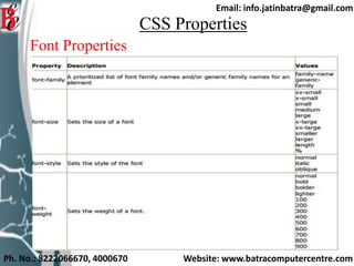 CSS Training Institute in Ambala ! Batra Computer Centre | PPT