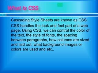 Css | PPT
