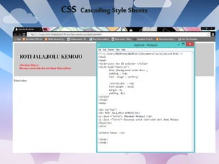 Pemograman Berbasis Web Cascading Style Sheets | PPT