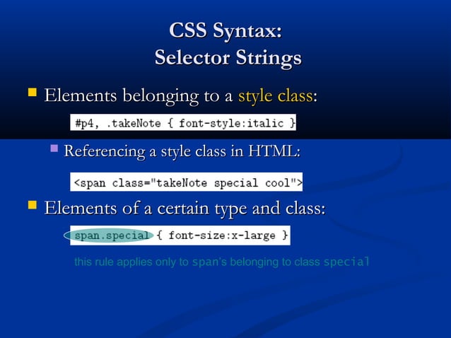 Cascading Style Sheet | CSS | PPT