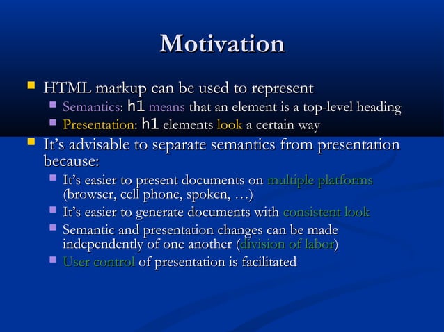 Cascading Style Sheet | CSS | PPT