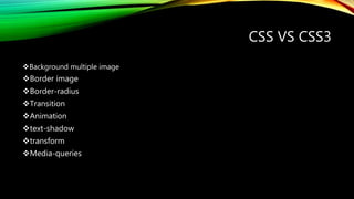Css & css3 | PPT