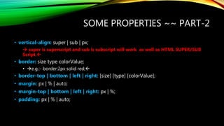 Css & css3 | PPT
