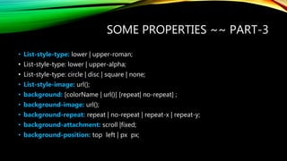 Css & css3 | PPT