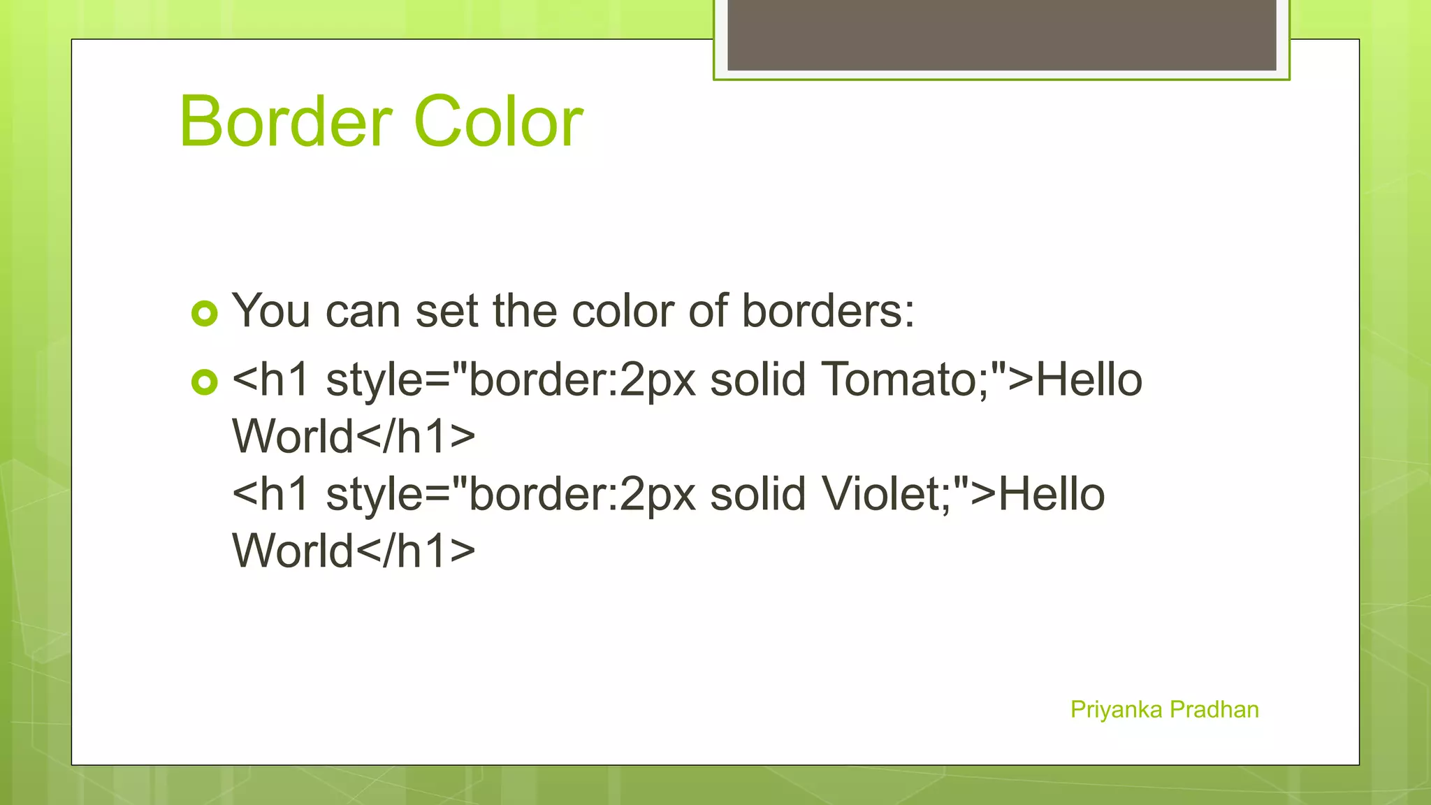 Css | PPTX | Web Design and HTML | Internet