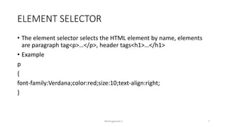 CSS | PPTX | Web Design and HTML | Internet