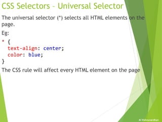 Cascading Style Sheets | PPT