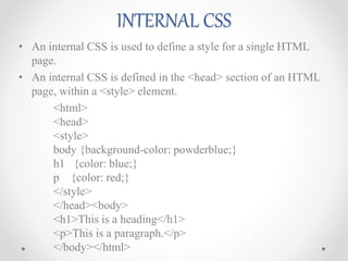 CSS | PPT
