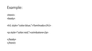 CSS (Cascading Style Sheet) | PPT