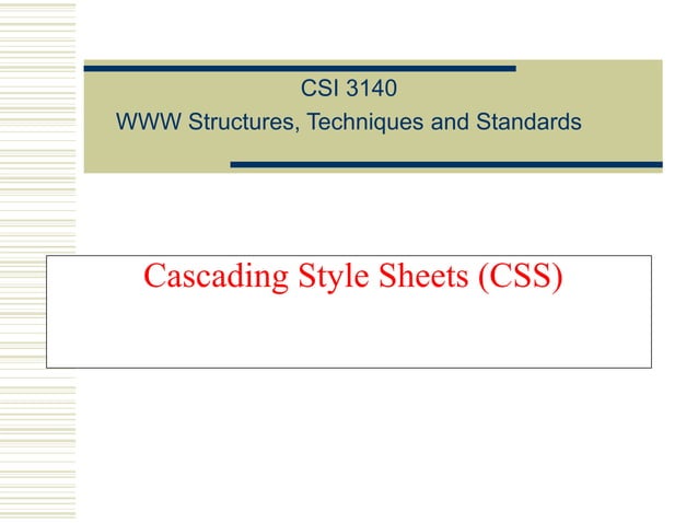 CSS Basics ro advanced training material | PPT