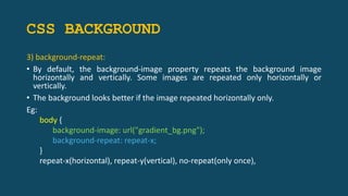 CSS Topic wise Short notes ppt by Navya.E | PPTX