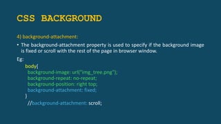 CSS Topic wise Short notes ppt by Navya.E | PPTX