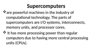parts of the computers and its peripheral | PPTX