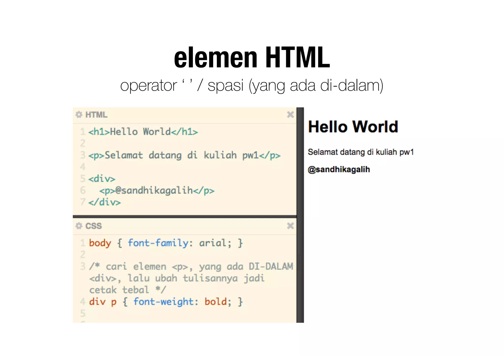 CSS Dasar #7 : Selector | PDF