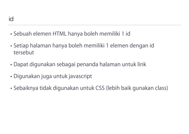 CSS Dasar #7 : Selector | PDF
