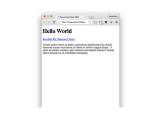 CSS Dasar #9 : Inheritance | PDF