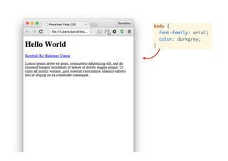 CSS Dasar #9 : Inheritance | PDF
