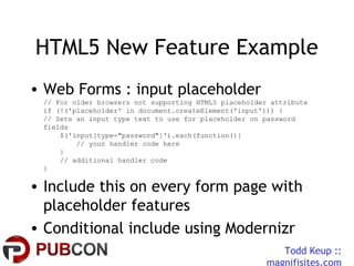Pubcon Las Vegas 2012 CSS and HTML coding | PPT