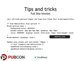 CSS and HTML Coding Today - Pubcon Las Vegas 2013 | PPT