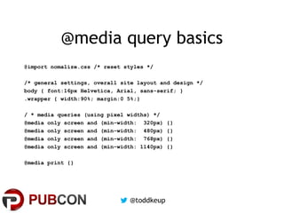 CSS and HTML Coding Today - Pubcon Las Vegas 2013 | PPT