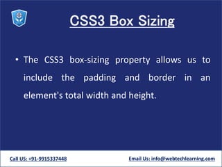 Css box-sizing | PPTX