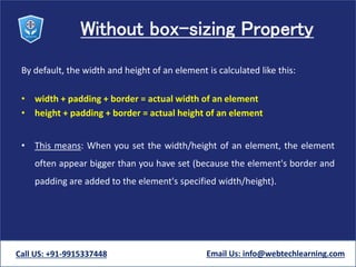 Css box-sizing | PPTX