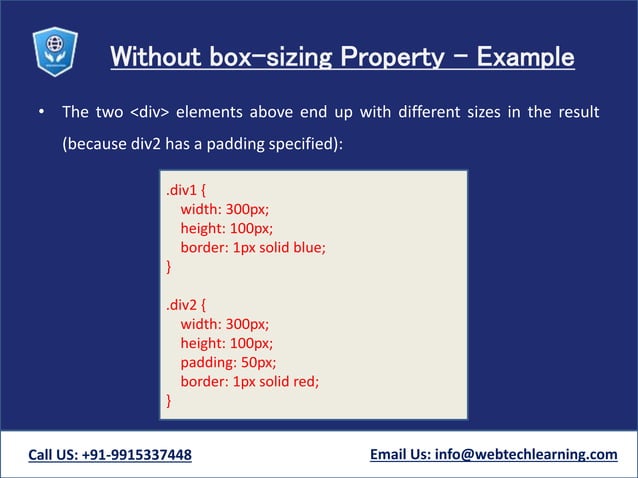 Css box-sizing | PPTX