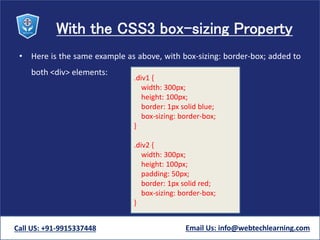 Css box-sizing | PPTX