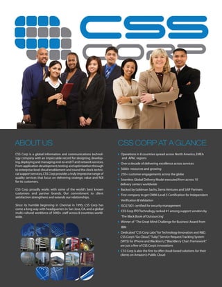 Css Corp Profile | PDF