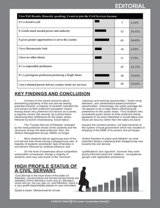 CSS Career Counseling Guide | PDF