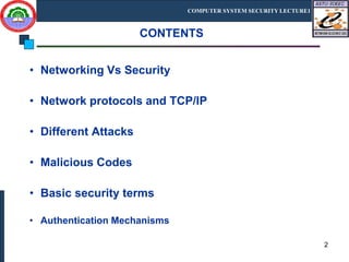 Introduction to security concepts to networking | PDF