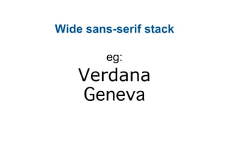 CSS font-stacks | PPT