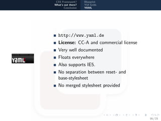 CSS Frameworks | PDF | Web Development | Internet