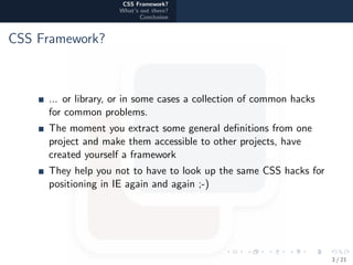 CSS Frameworks | PDF | Web Development | Internet