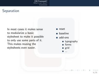 CSS Frameworks | PDF | Web Development | Internet
