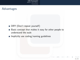 CSS Frameworks | PDF