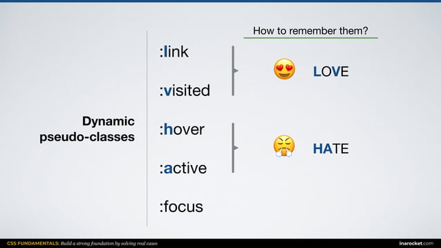 9- Learn CSS Fundamentals / Pseudo-classes | PPT