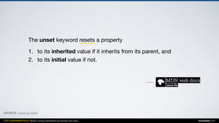 14- Learn CSS Fundamentals / Inheritance | PPT