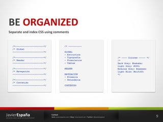 CSS Good Practices | PPT