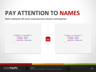 CSS Good Practices | PPT