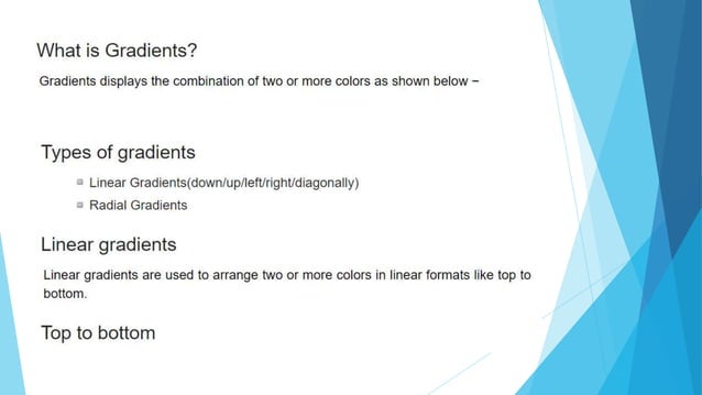 Css gradients | PPT